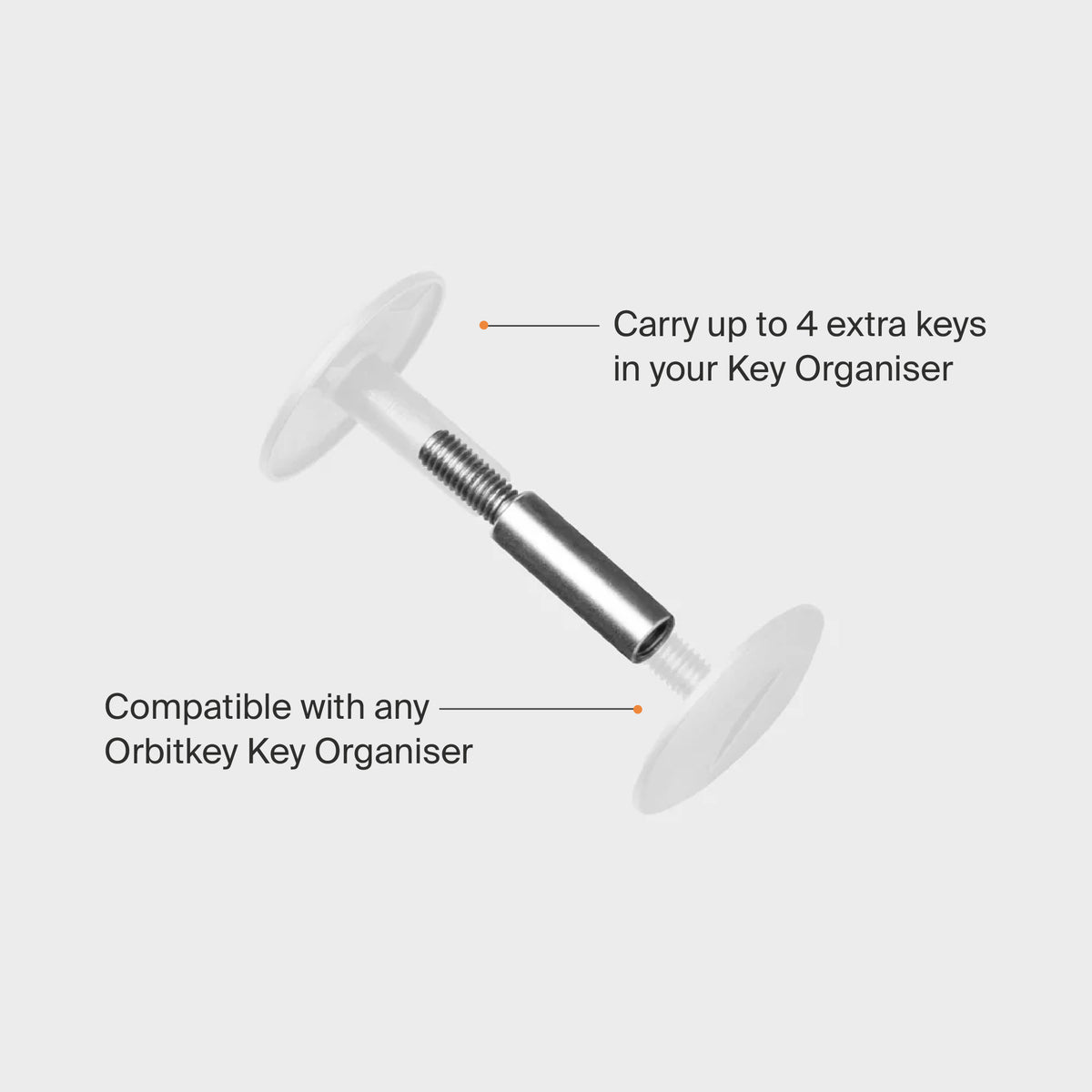 Extension Post | Extend Your Key Organiser | Orbitkey – Orbitkey Australia
